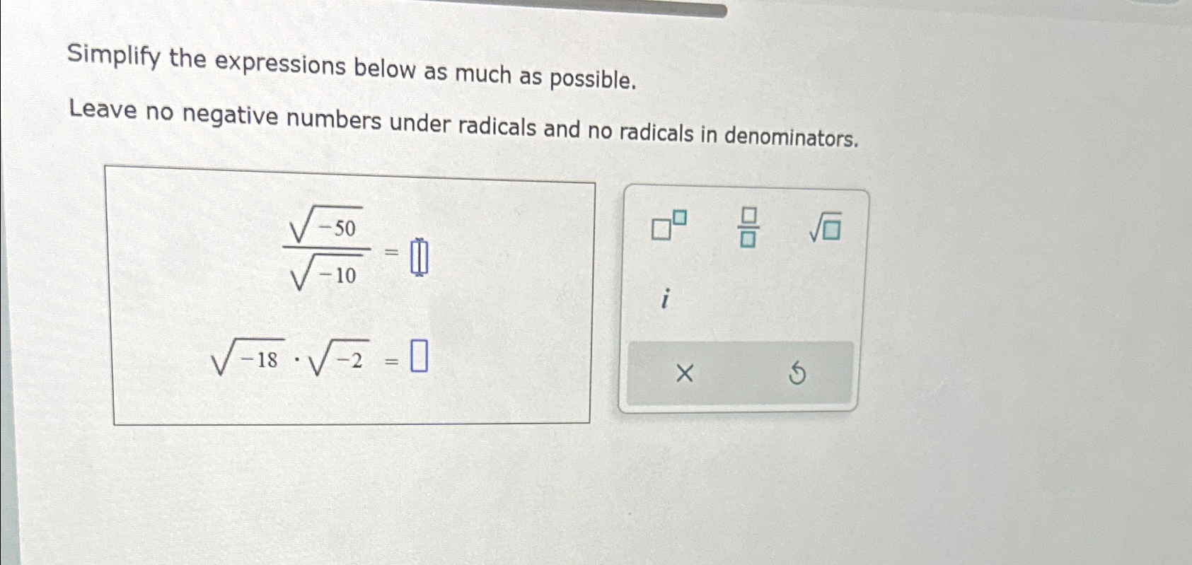 Solved Simplify the expressions below as much as | Chegg.com
