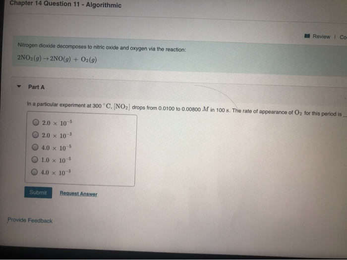 Solved Chapter 14 Question 11 - Algorithmic Review Co | Chegg.com