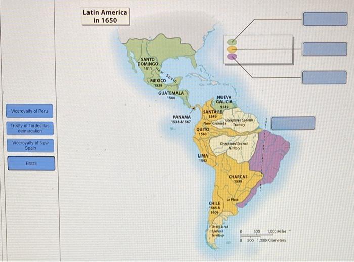 Solved Latin America in 1650 IND SANTO DOMINGO 1511 New | Chegg.com