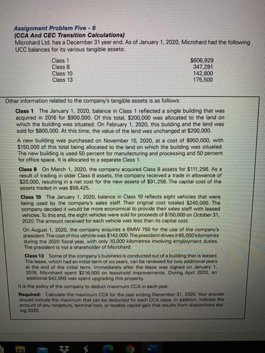 ICCA And CEC Transition Calculations) Microhard Ltd | Chegg.com