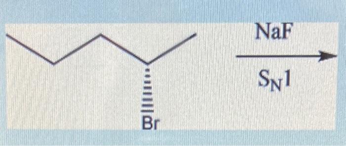Solved The following alkyl bromide can react with NaF via an | Chegg.com
