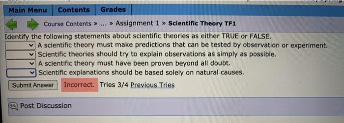 Solved Main Menu Contents Grades Course Contents >> ... >> | Chegg.com