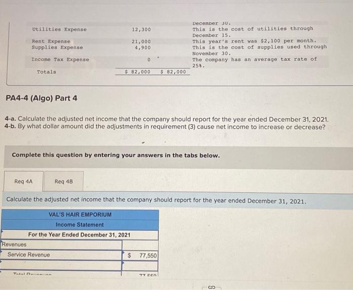 Solved Required Information Pa4 4 Algo Identifying And