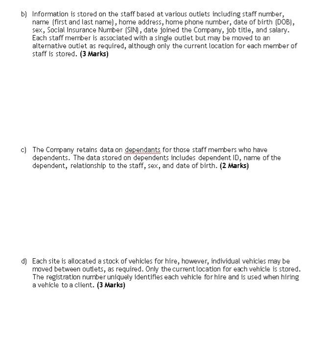 Solved Part 1: Data Modeling - 30 marks INSTRUCTION 1. | Chegg.com