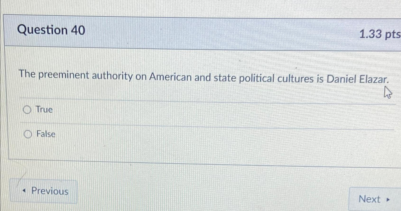 Solved Question 401.33ptsThe preeminent authority on | Chegg.com
