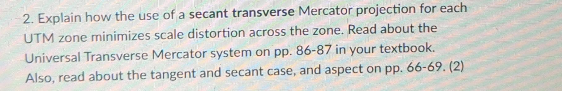 Solved 2. Explain how the use of a secant transverse | Chegg.com
