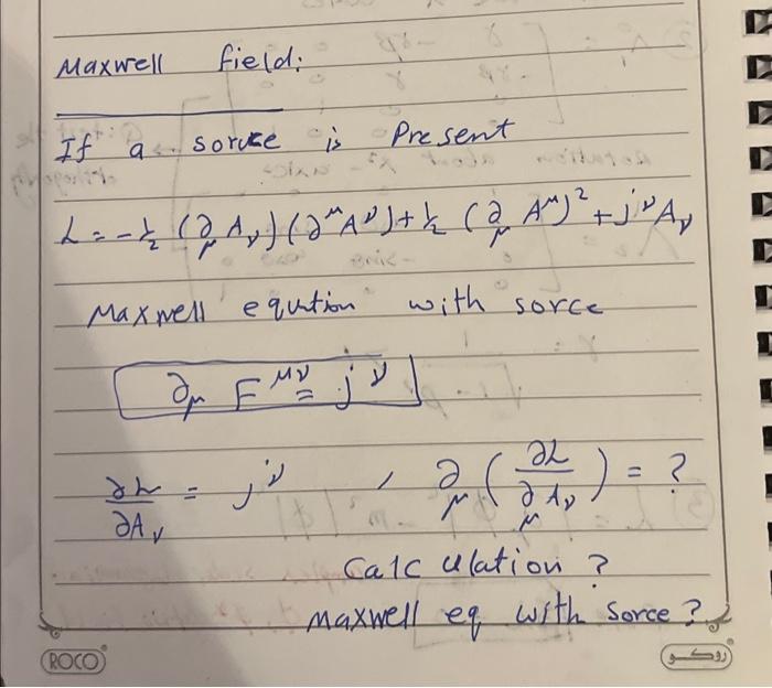Solved Maxwell field: If a soruke is Present | Chegg.com