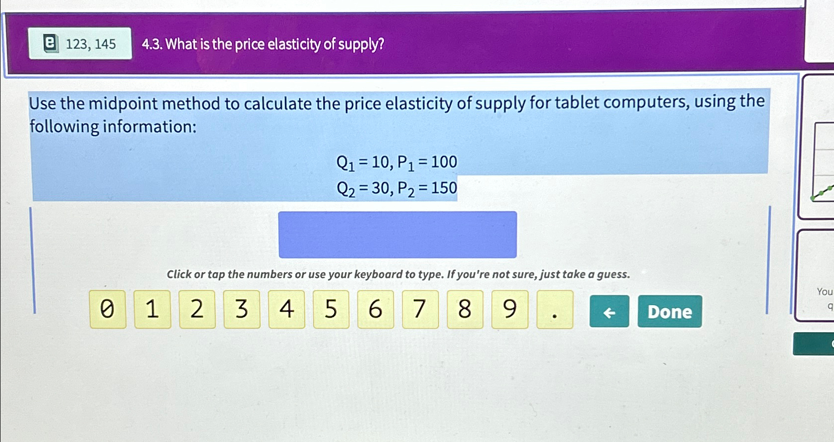 Solved [.] 123,1454.3. ﻿What is the price elasticity of | Chegg.com