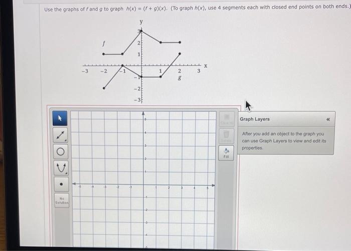 Solved Use the graphs of f and g to graph h(x)=(f+g)(x). (To | Chegg.com