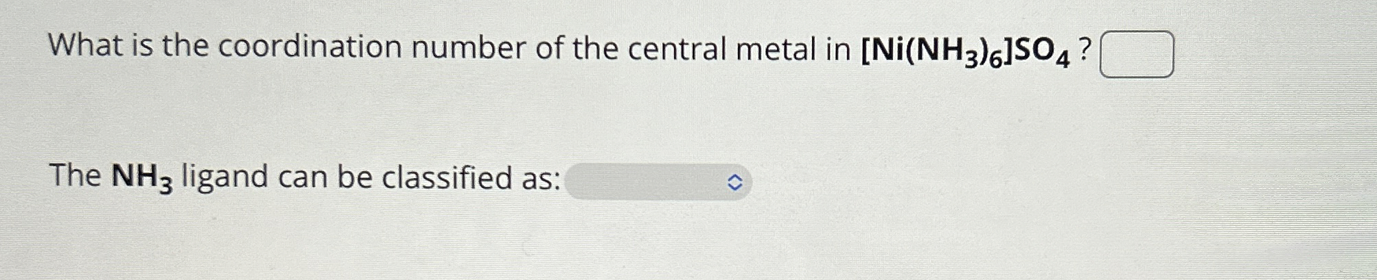 High Quality SOLUTION What is the coordination number of the central metal | Chegg.com