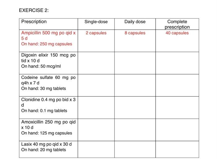 Solved EXERCISE 2: | Chegg.com