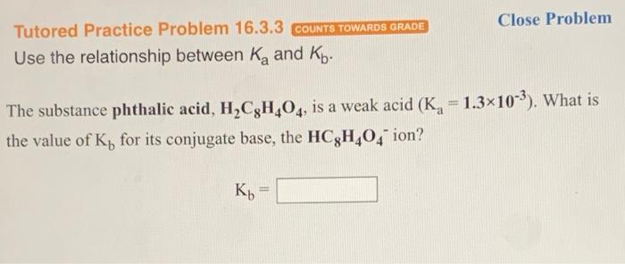 Solved Close Problem Tutored Practice Problem 16.3.3 COUNTS | Chegg.com