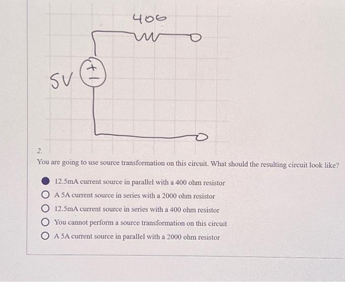 Solved You are going to use source transformation on this | Chegg.com