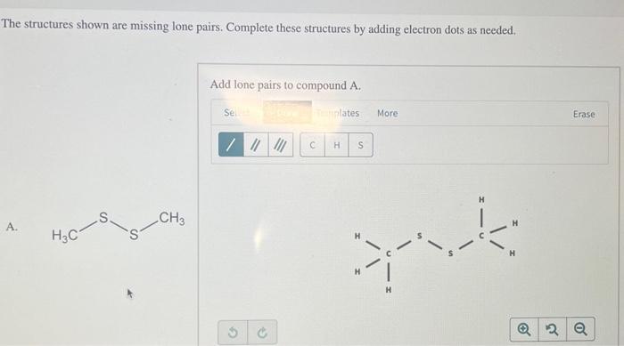 Solved The structures shown are missing lone pairs. Complete | Chegg.com