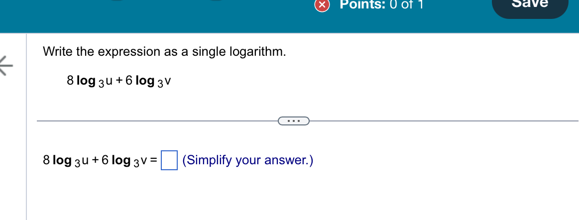 Solved Write the expression as a single | Chegg.com