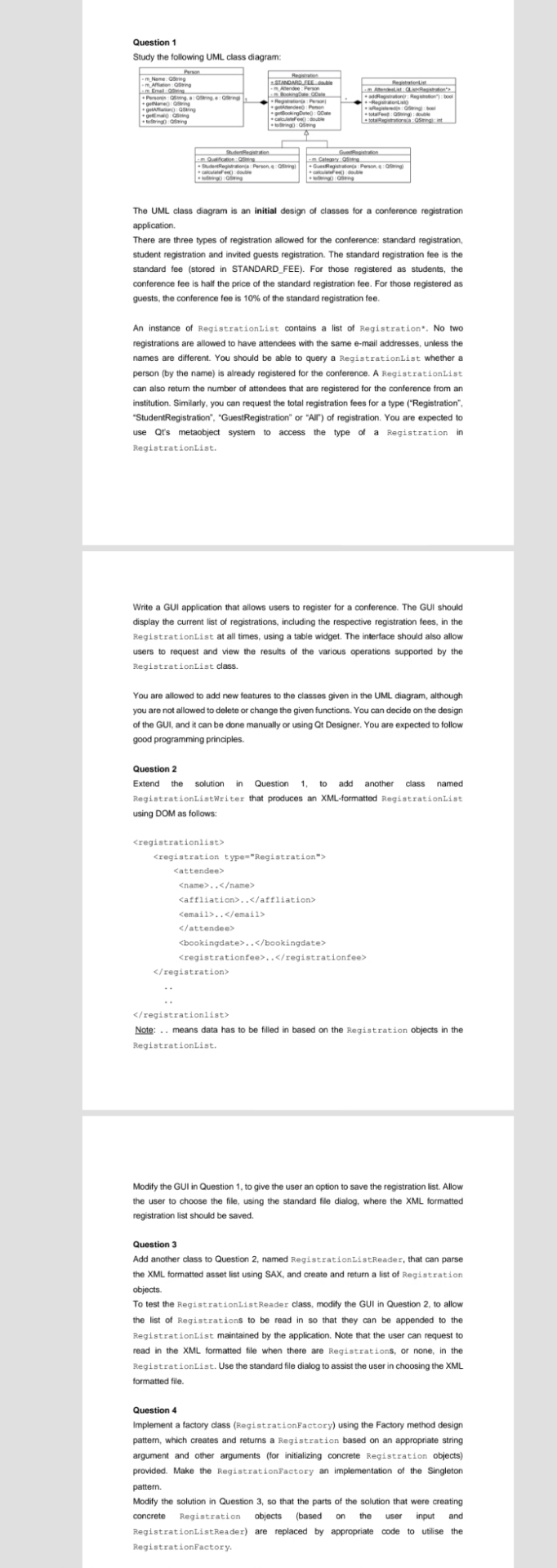 Solved IntroductionPlease use CMake (and not qmake) ﻿when | Chegg.com