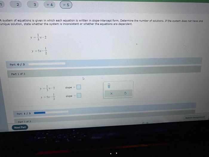 Solved system of equations is given in which each equation | Chegg.com