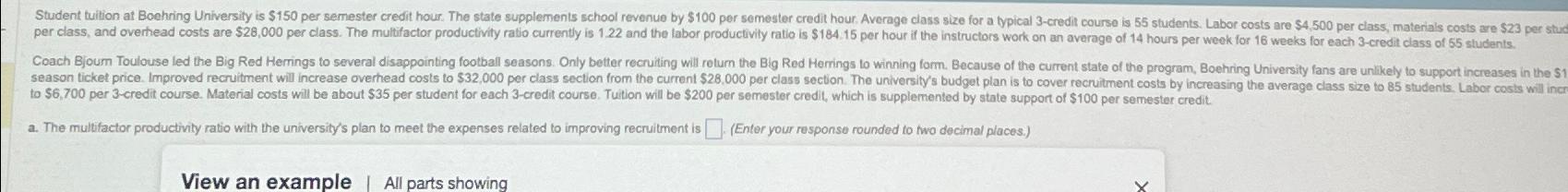 Solved to $6,700 ﻿per 3 -credit course. Material costs will | Chegg.com