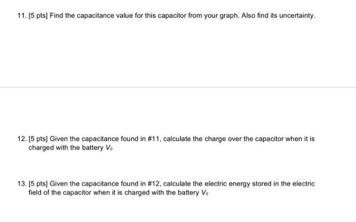 11. [5 pts] Find the capacitance value for this | Chegg.com