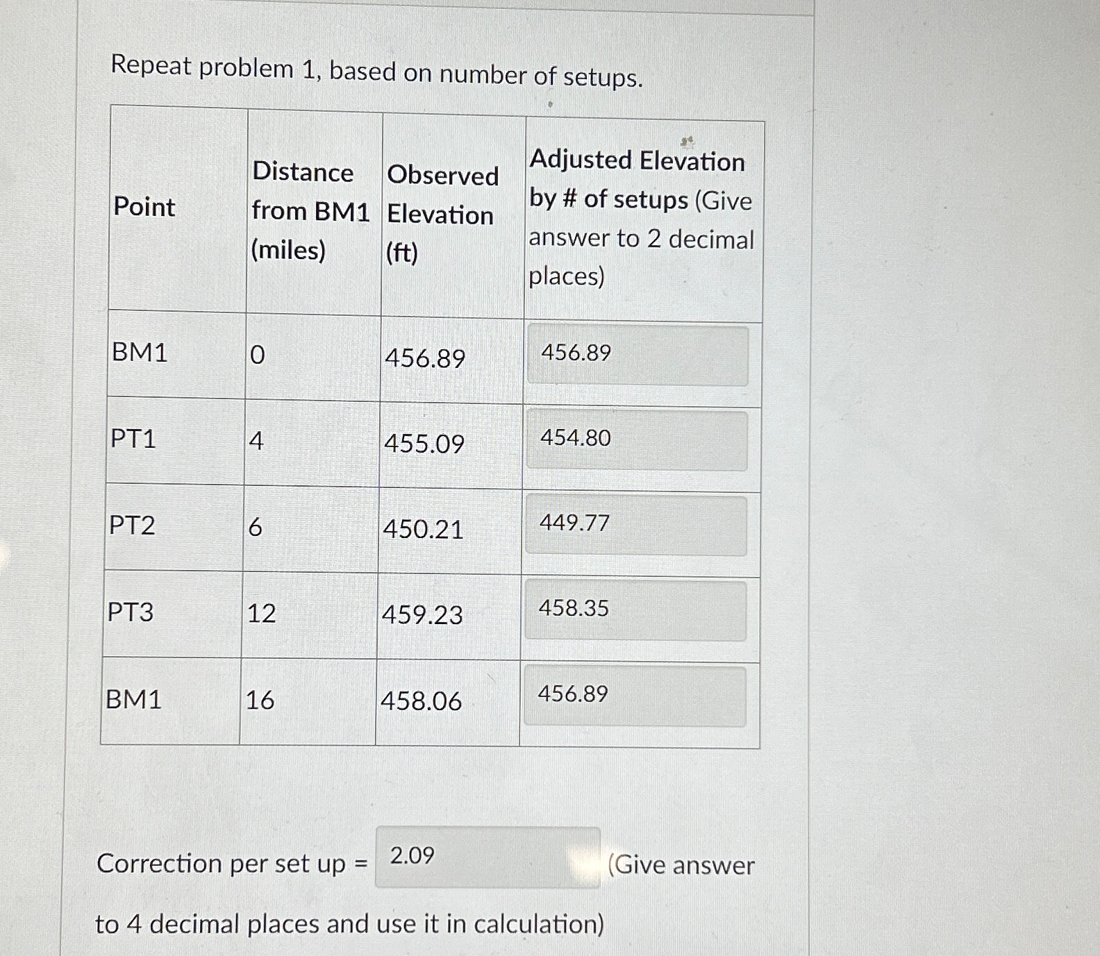 Solved Repeat problem 1, ﻿based on number of | Chegg.com
