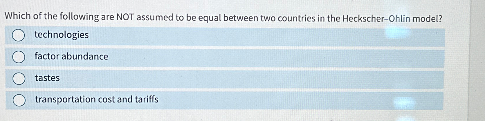 Solved Which of the following are NOT assumed to be equal | Chegg.com
