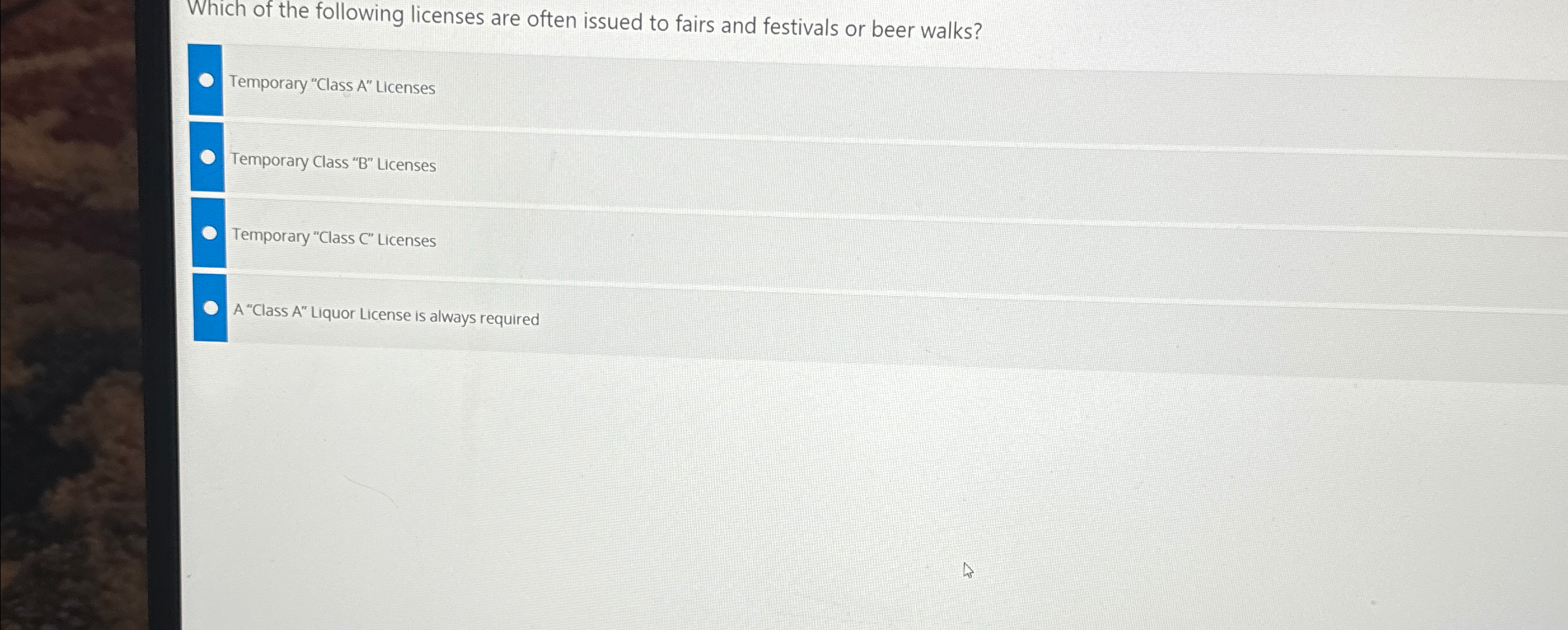 Solved Which of the following licenses are often issued to | Chegg.com