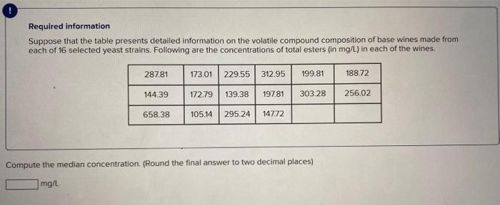 Solved Required information Suppose that the table presents | Chegg.com
