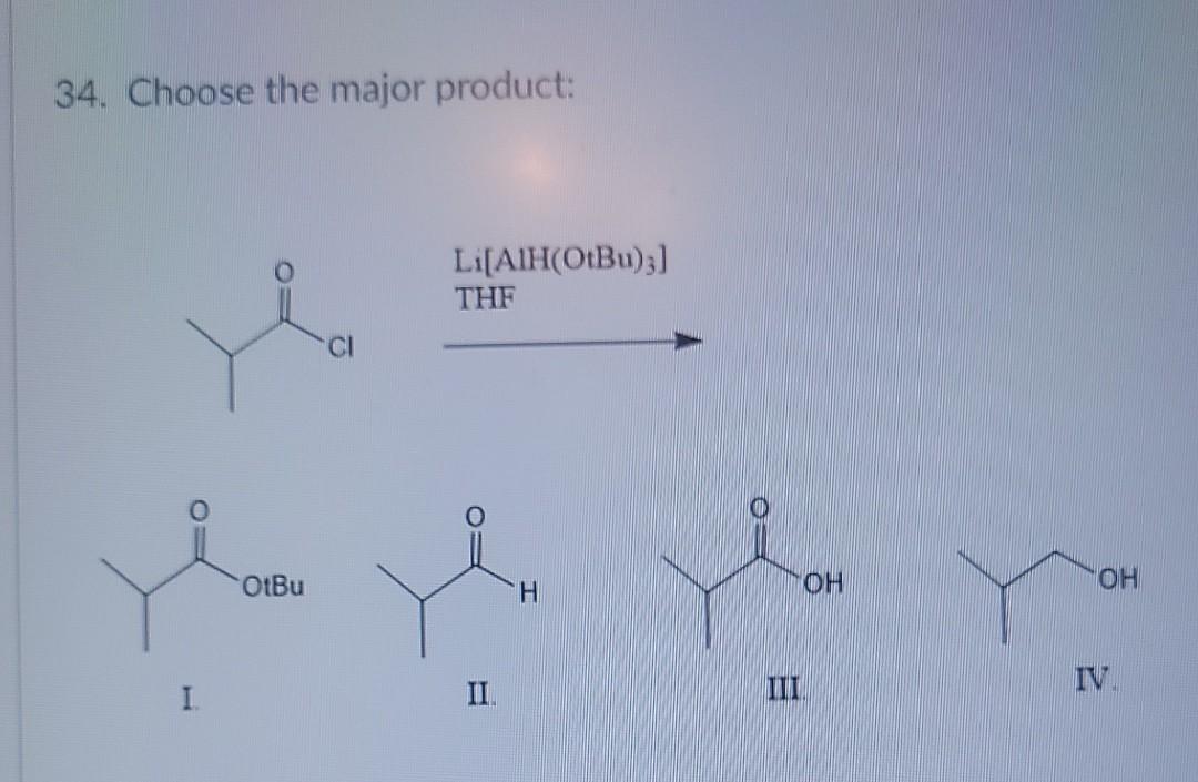 Solved 35. Select the major product: 1. NaOEt 2. ICH | Chegg.com