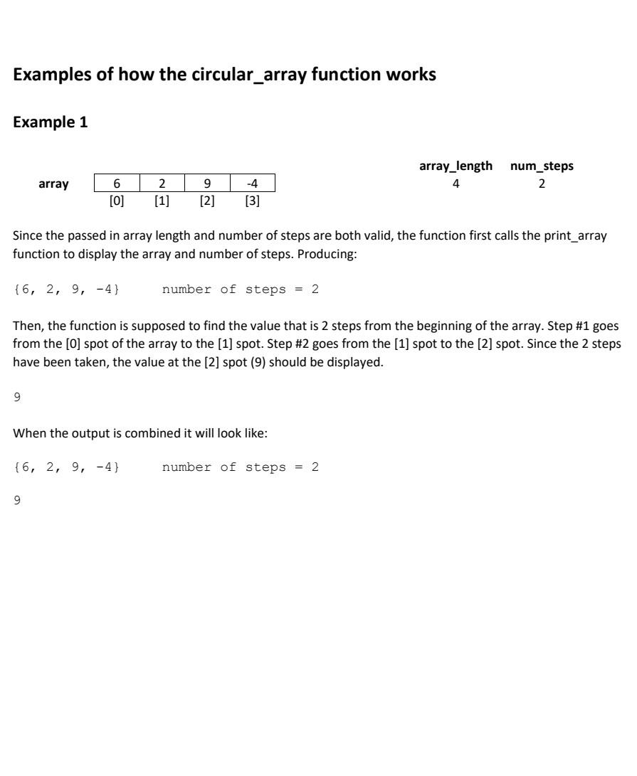 Solved //Recitation Project 8 - Circular Array #include | Chegg.com