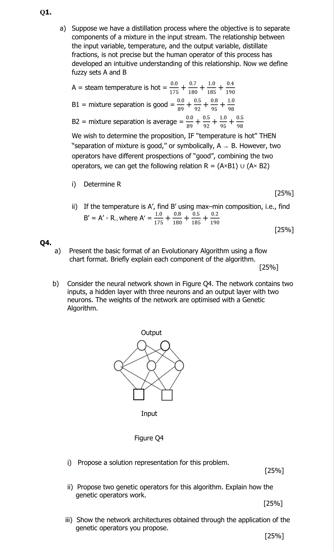 Solved Q1.a) ﻿Suppose we have a distillation process where | Chegg.com