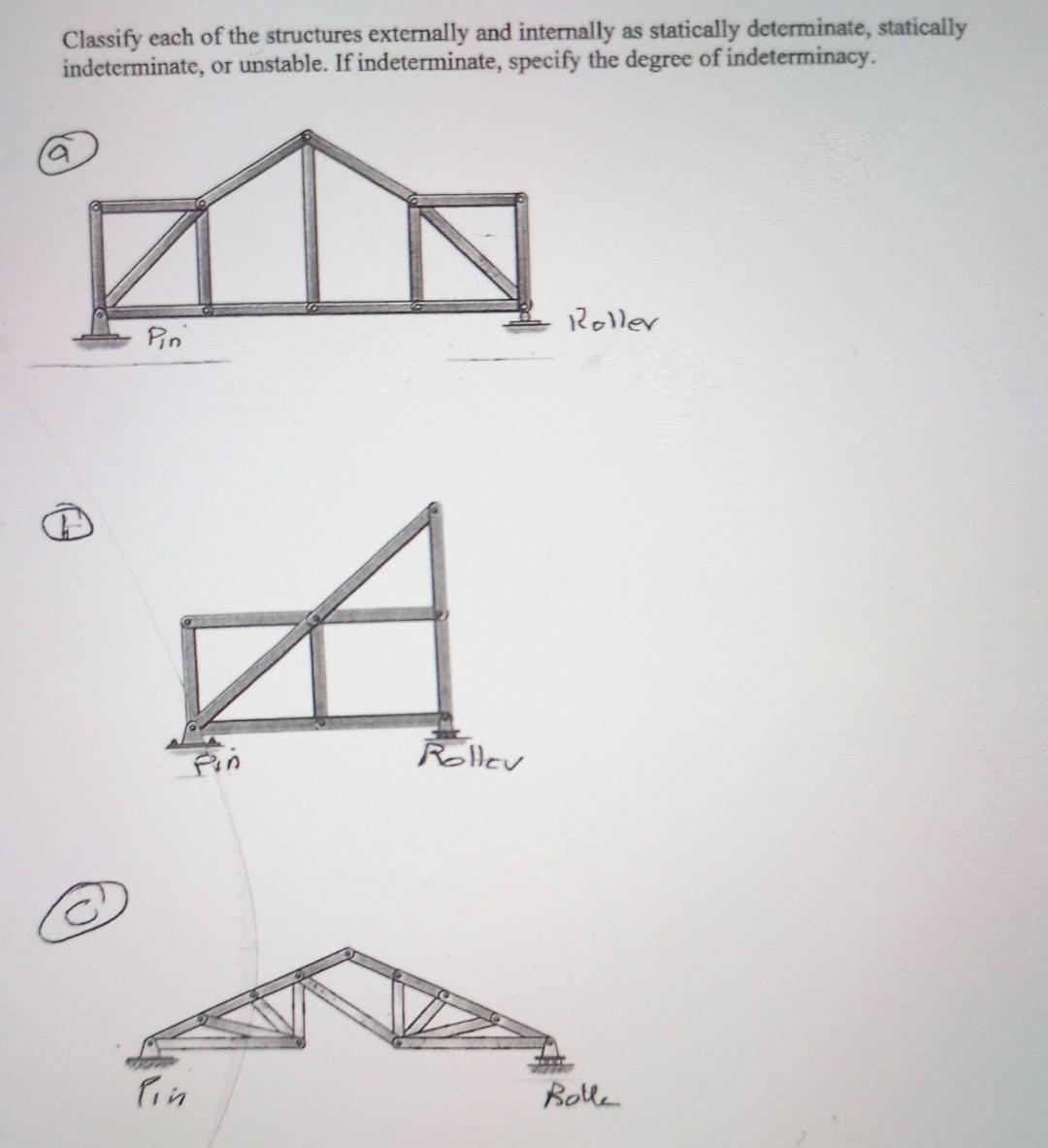 Solved Classify each of the structures externally and | Chegg.com