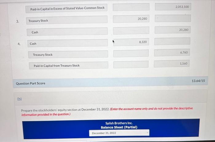 Splish Brothers Inc. has been authorized to issue | Chegg.com