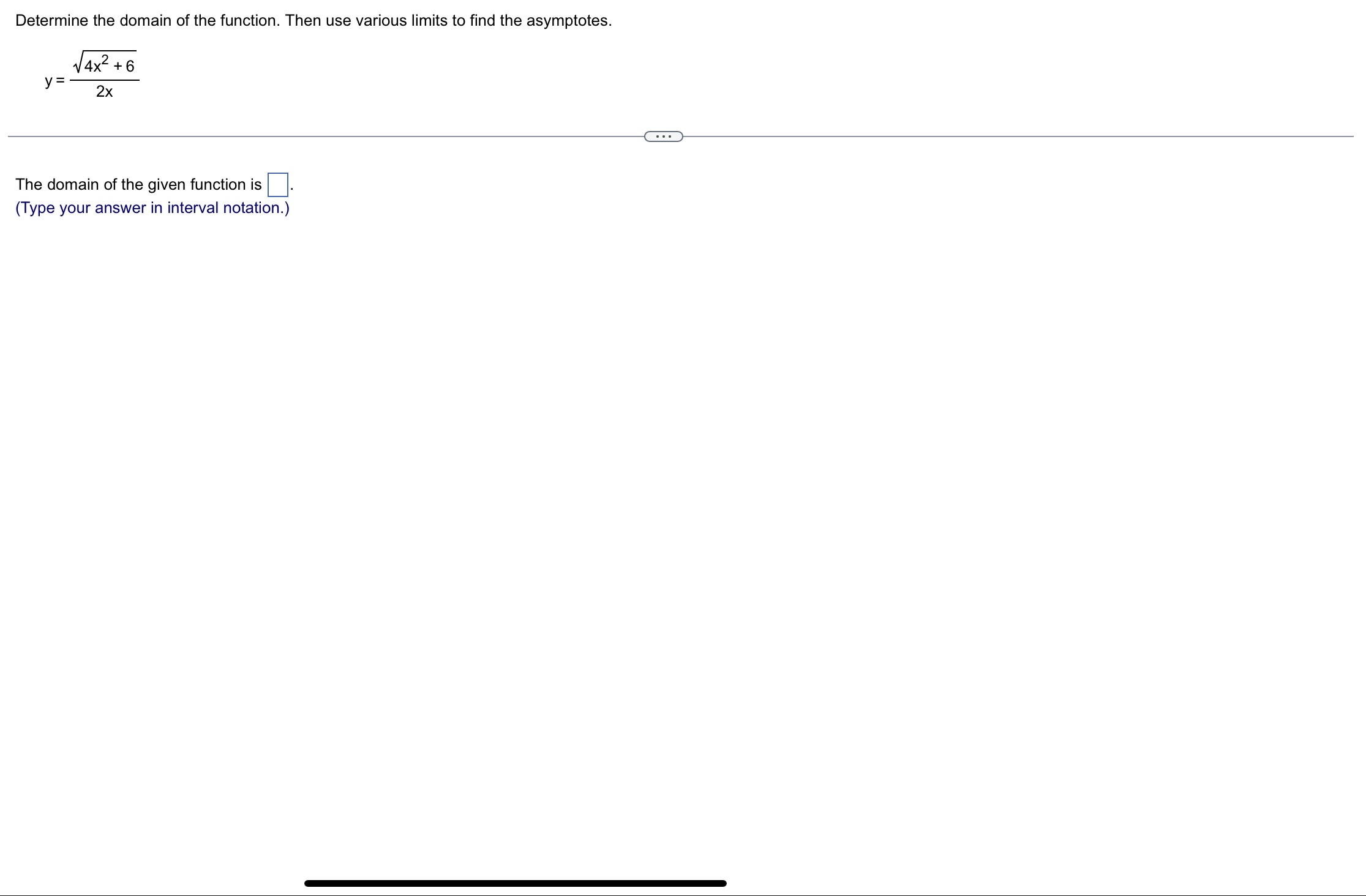 Solved Determine the domain of the function. Then use | Chegg.com