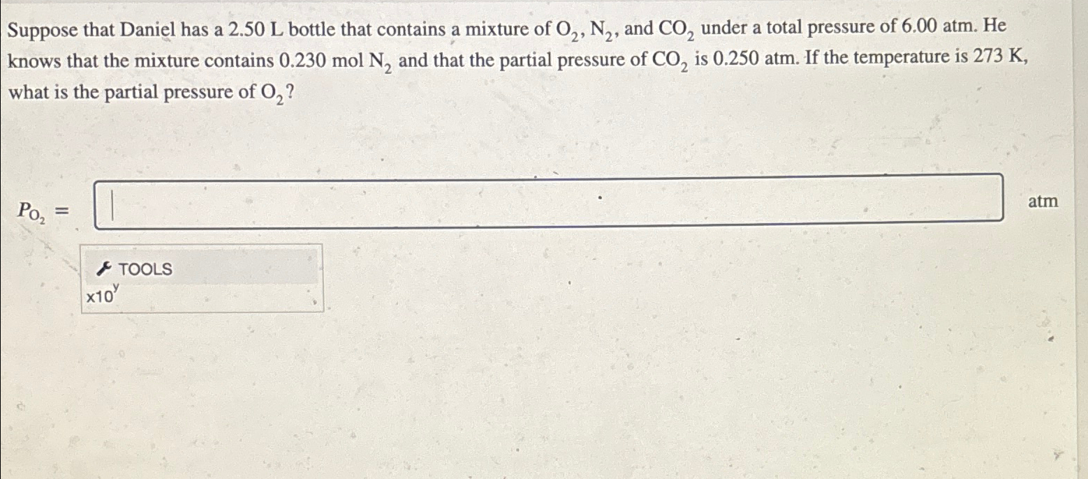 Solved Suppose that Daniel has a 2.50L ﻿bottle that contains | Chegg.com