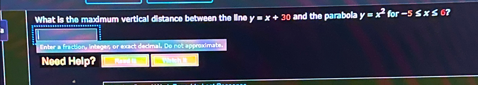 Solved What is the maximum vertical distance between the | Chegg.com