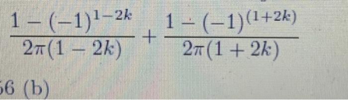 Solved do paart A ans E for part E T = 1/2 and w = 4pie | Chegg.com