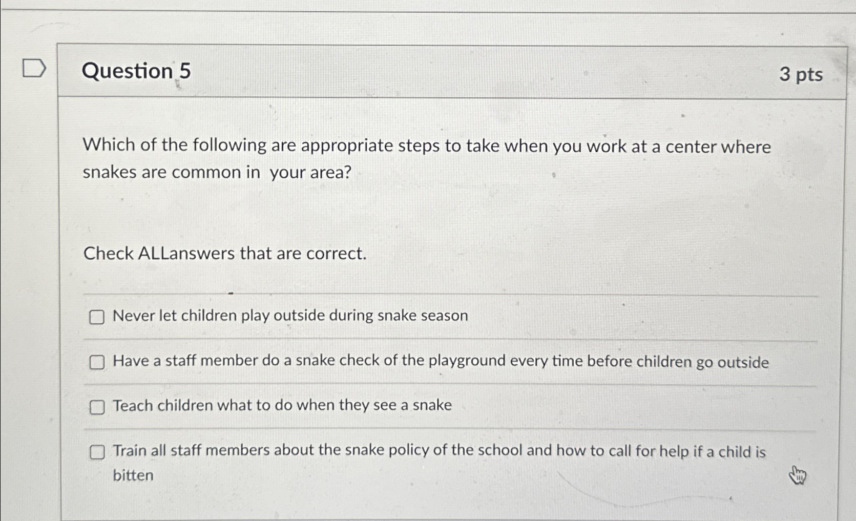 Solved Question 53 ﻿ptsWhich of the following are | Chegg.com