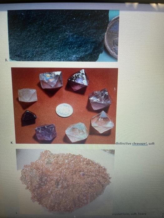 Solved 4) Identify the following ore minerals. State their | Chegg.com