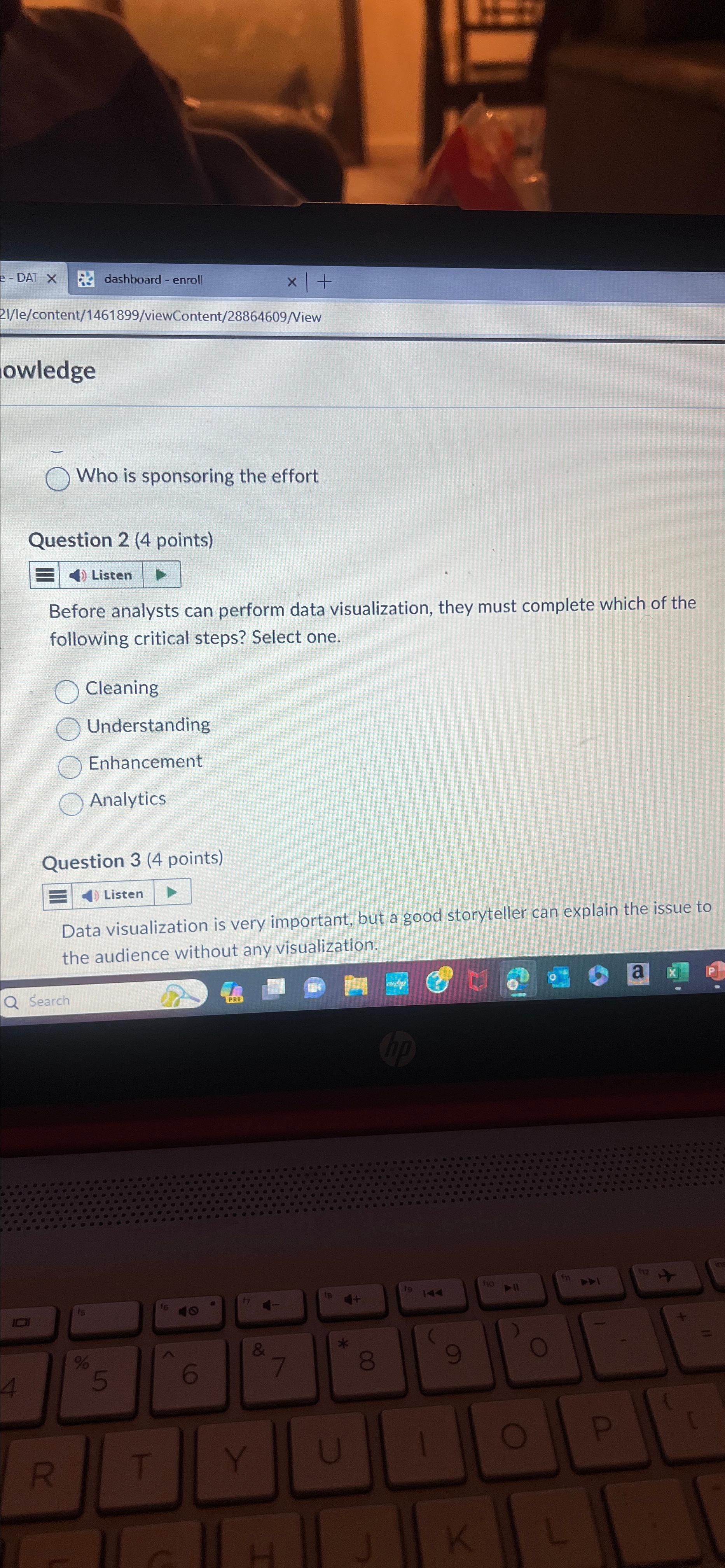 Solved Who is sponsoring the effortQuestion 2 (4 | Chegg.com