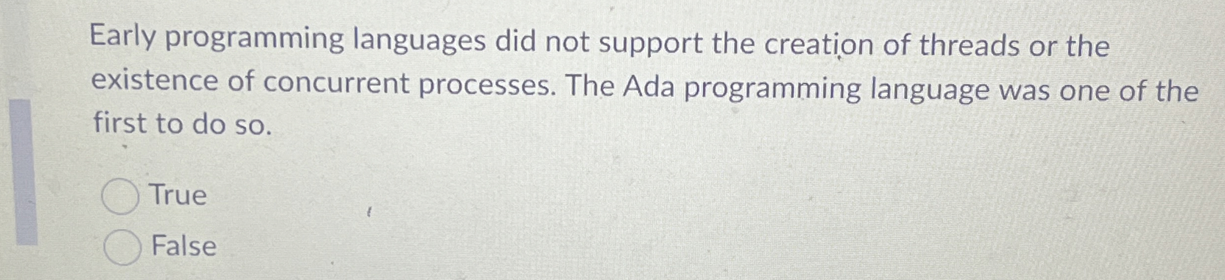 Solved Early programming languages did not support the | Chegg.com