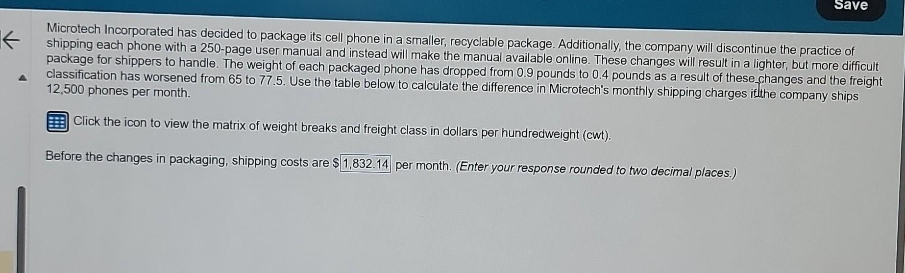 Solved Microtech Incorporated has decided to package its | Chegg.com