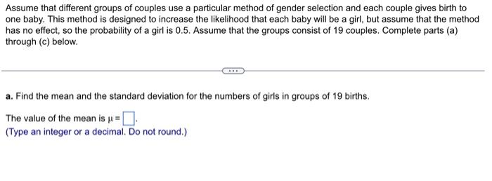 Solved a.b. Use the range rule of thumb to find the values | Chegg.com