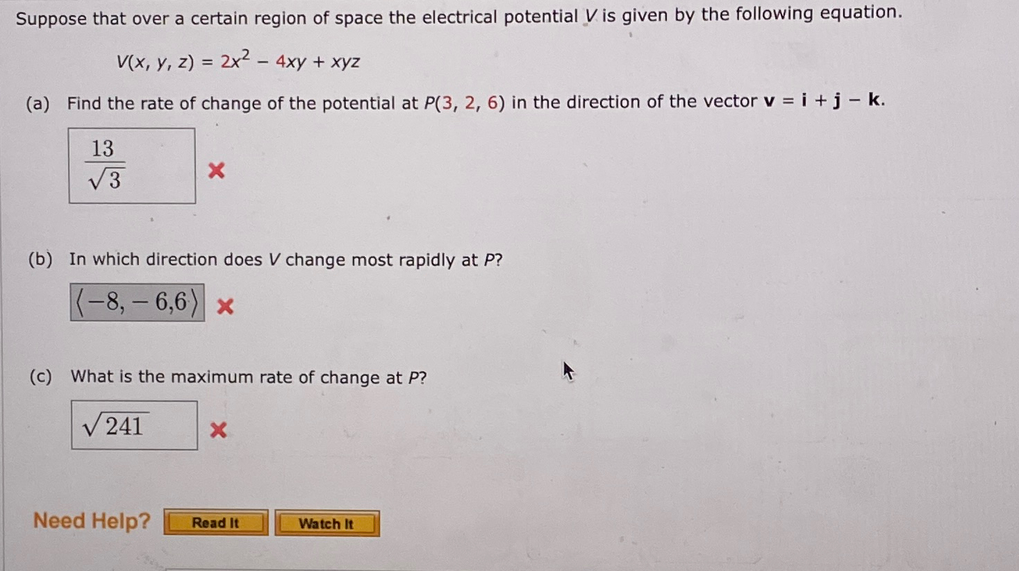 Solved Suppose that over a certain region of space the | Chegg.com