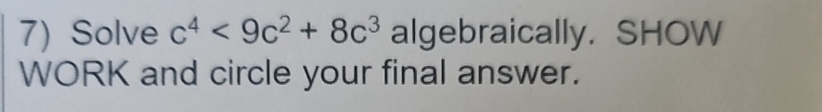 Solved Solve c4