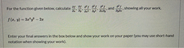 Solved For the function given below, calculate ar , and | Chegg.com