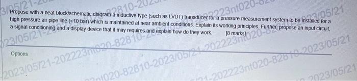 Solved Propose with a neat block/schematic diagram a | Chegg.com