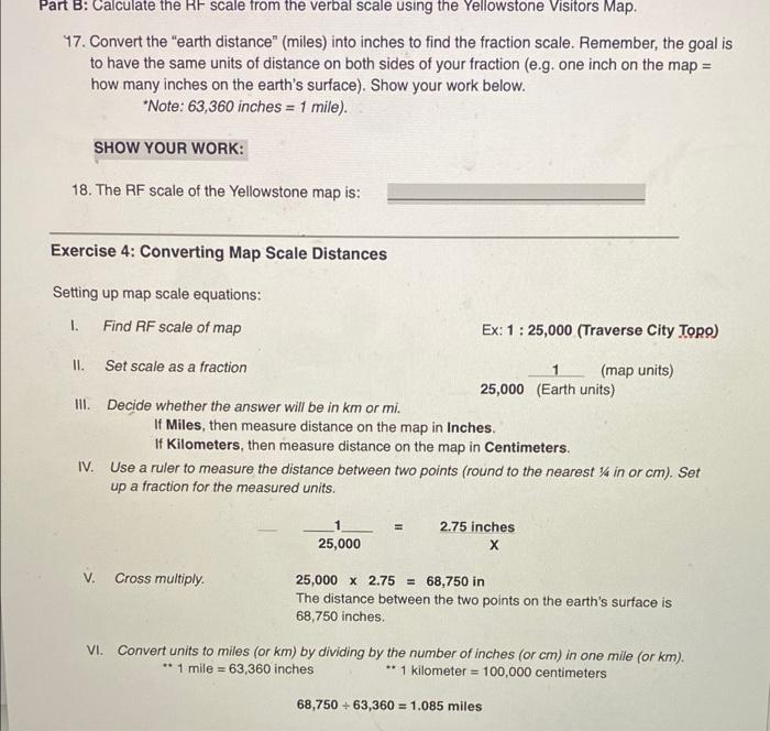 Solved Map scales provide the map reader with the distance | Chegg.com