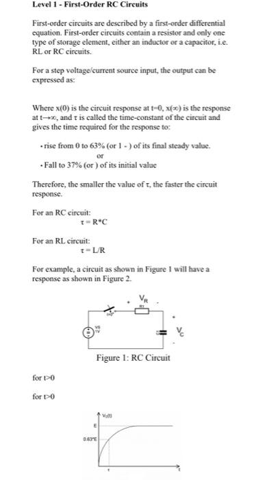 Solved Level 4 - RLC Circuit Analysis This level uses the | Chegg.com