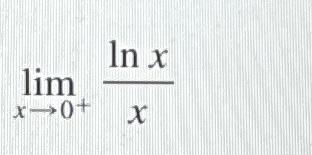 Solved limx→0+xlnx | Chegg.com