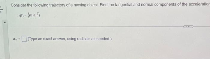 Solved Consider the following trajectory of a moving object. | Chegg.com